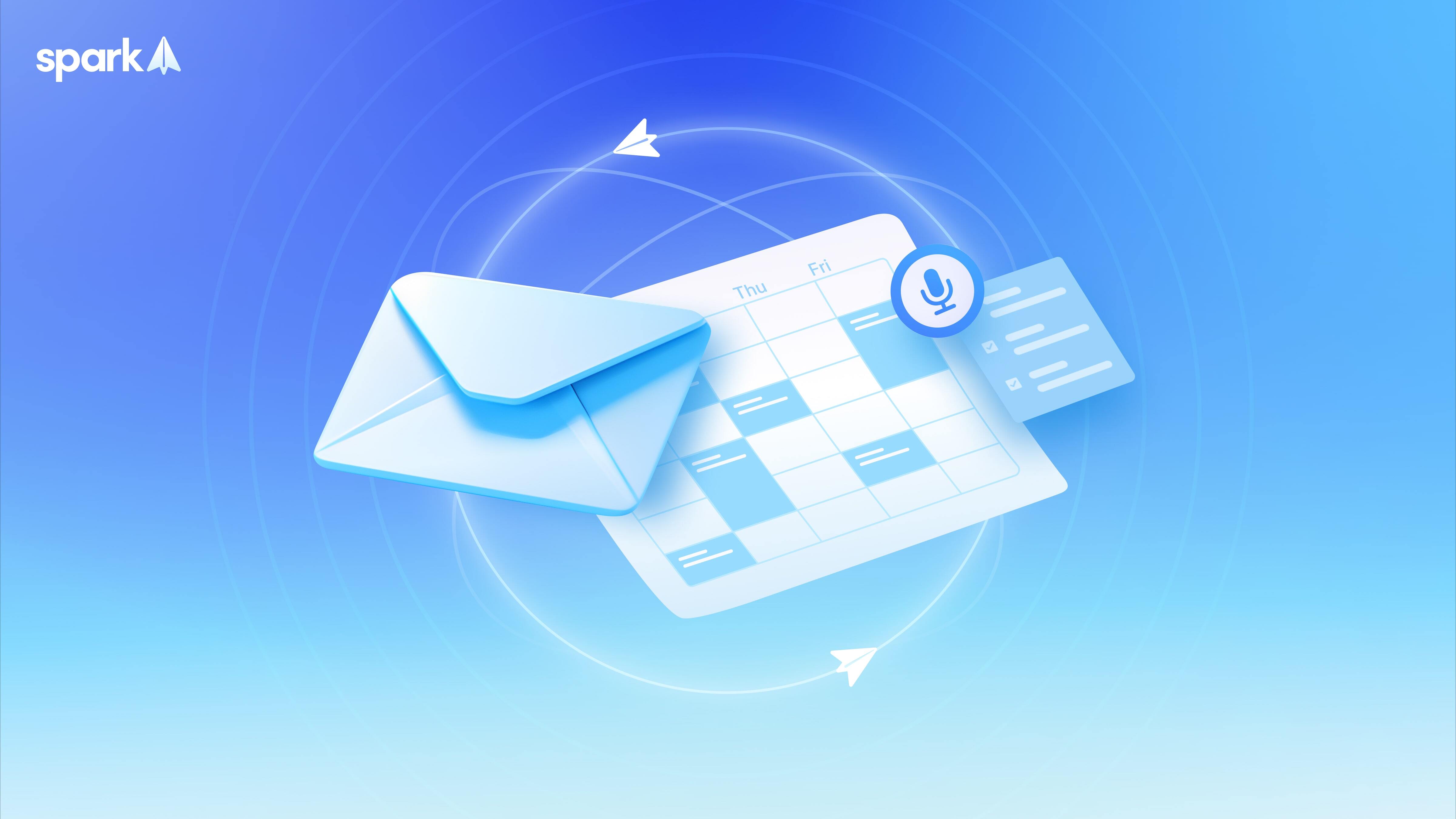 Spark va au-delà de l'e-mail avec Calendrier et Notes