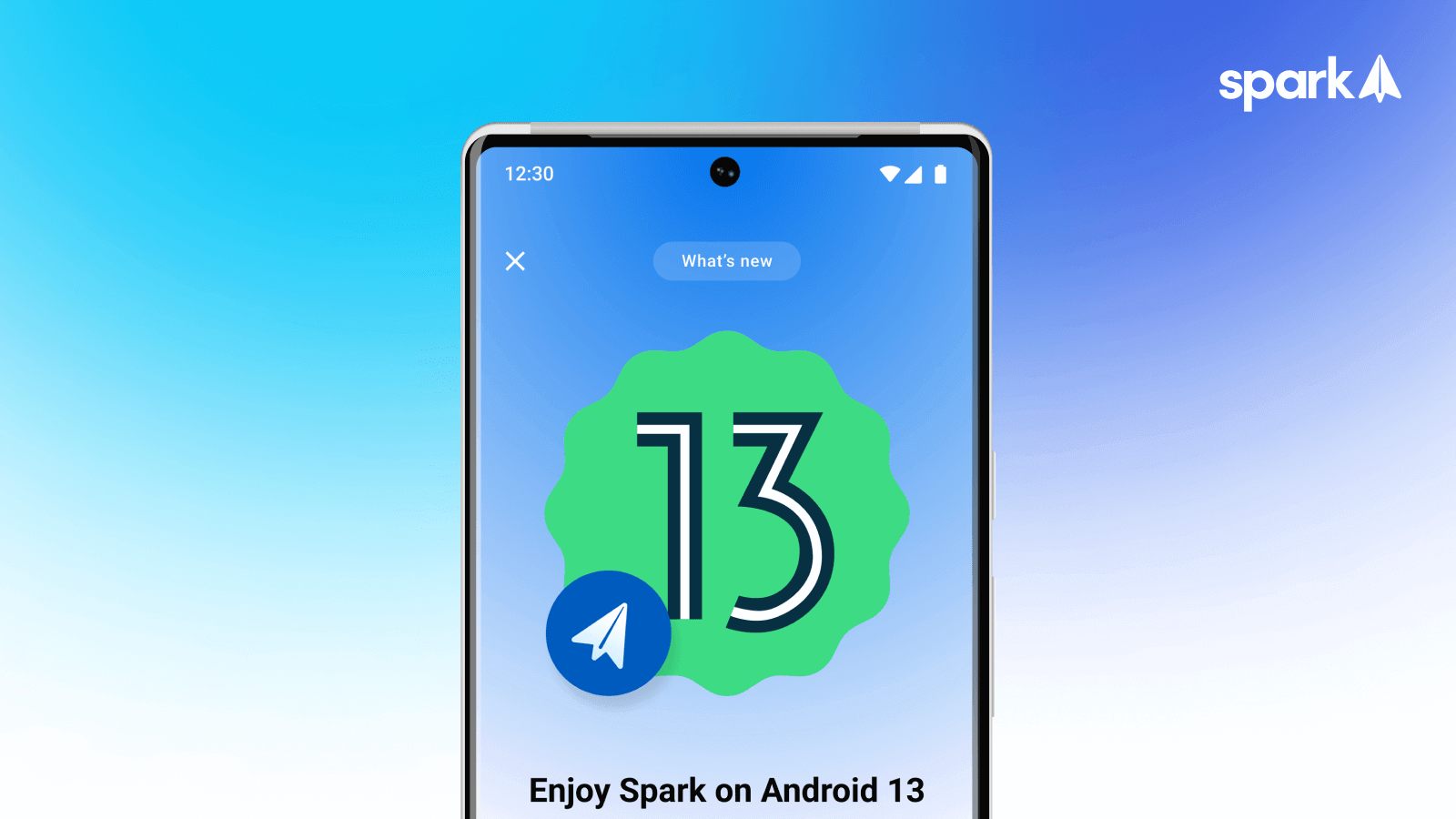 Spark para Android 13 traz opções de personalização